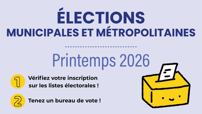 Elections municipales et métropolitaines | Lyon Mairie du 3